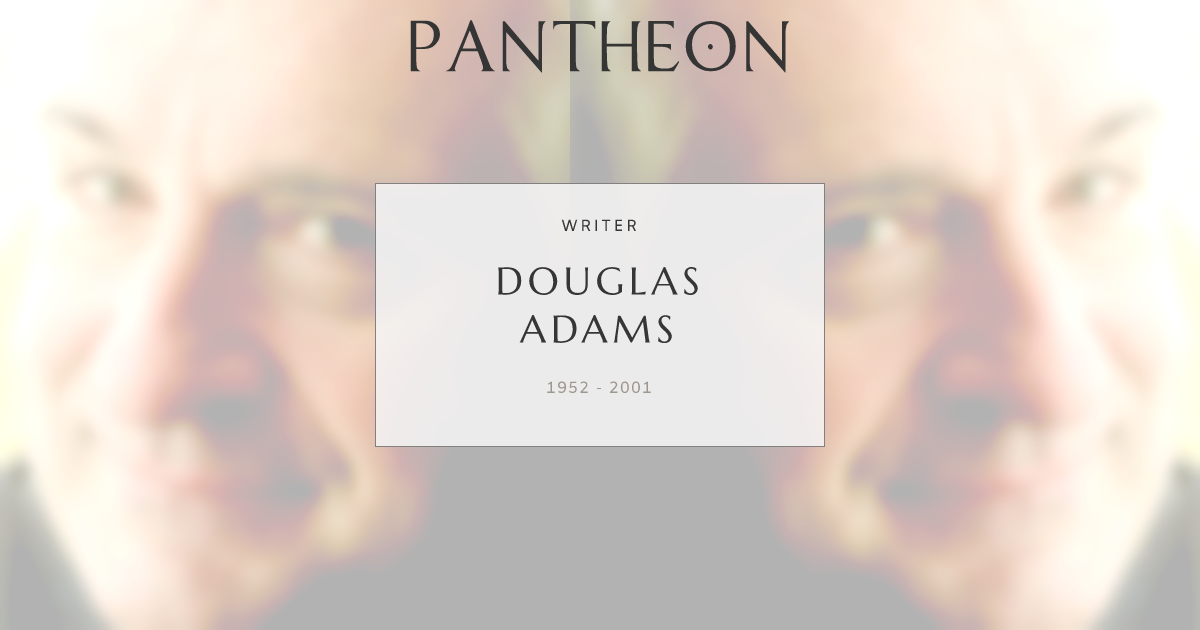 Douglas Adams Biography | Pantheon