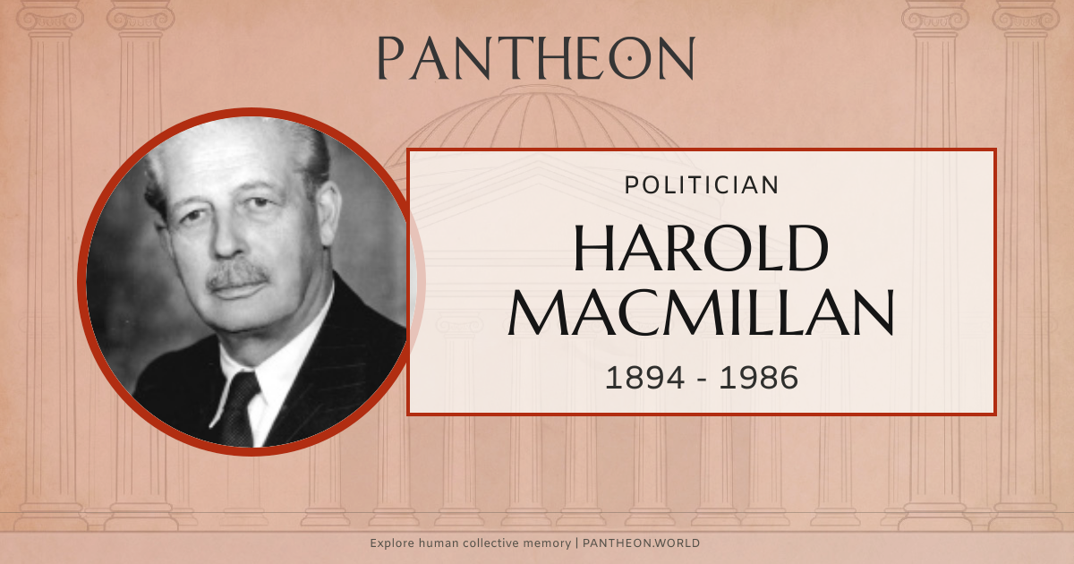 Harold Macmillan Biography | Pantheon