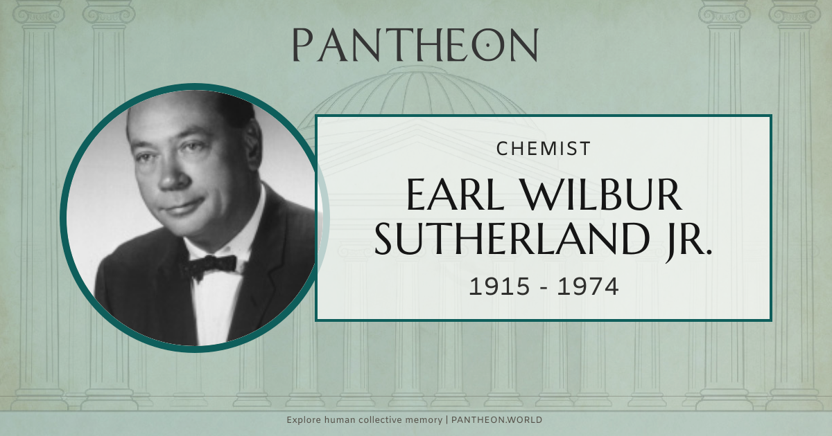 Earl Wilbur Sutherland Jr. Biography | Pantheon