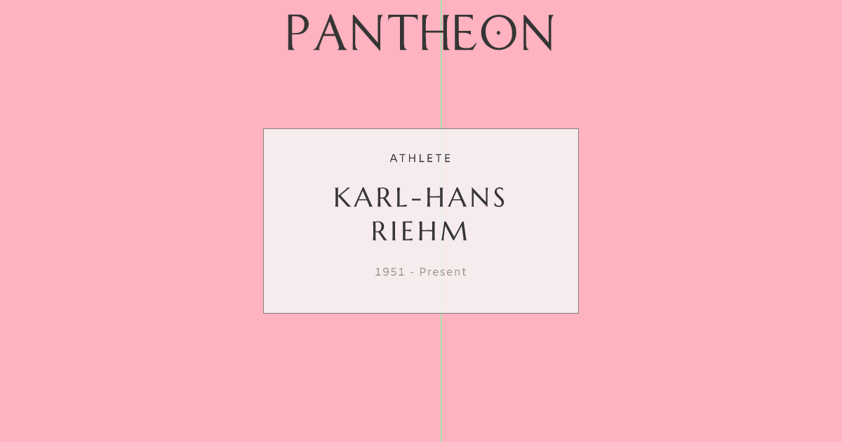 Karl-Hans Riehm Biography | Pantheon