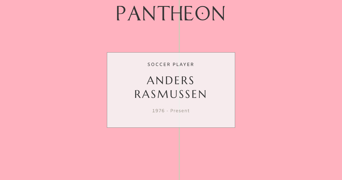 Anders Rasmussen Biography | Pantheon