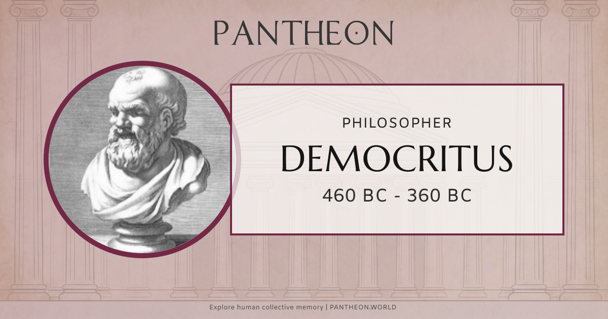 Democritus Biography | Pantheon