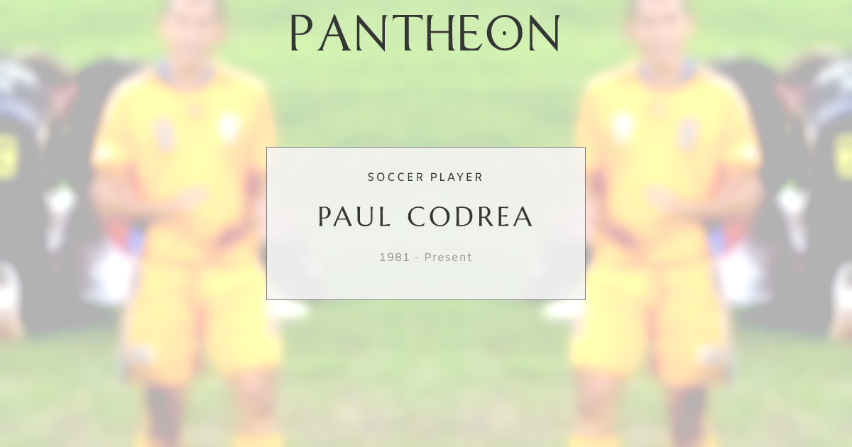 Paul Codrea Biography | Pantheon