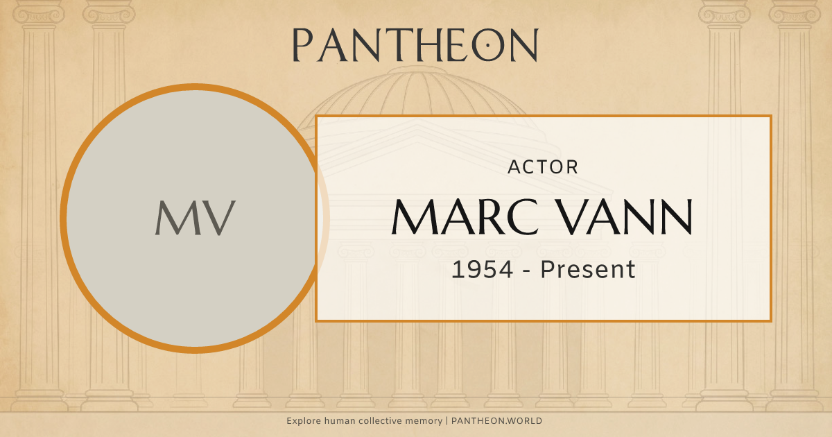 Marc Vann Biography | Pantheon