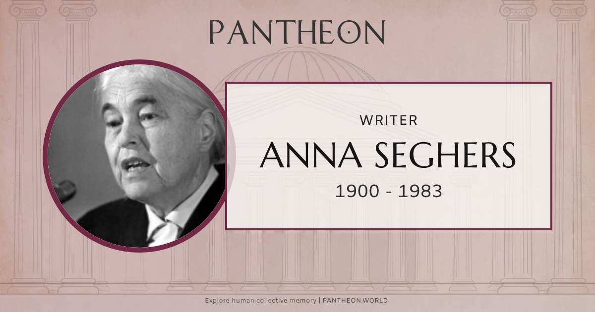Anna Seghers Biography | Pantheon