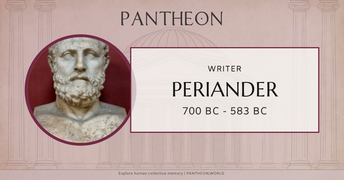 Periander Biography | Pantheon