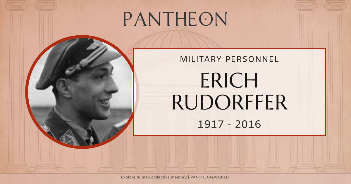 Erich Rudorffer Biography | Pantheon