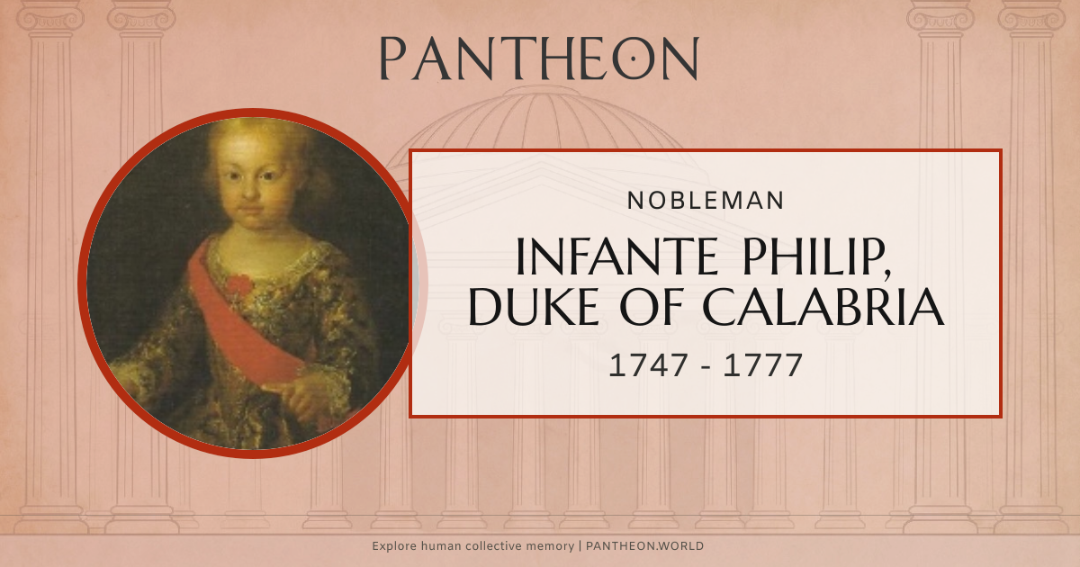 Infante Philip, Duke of Calabria Biography | Pantheon