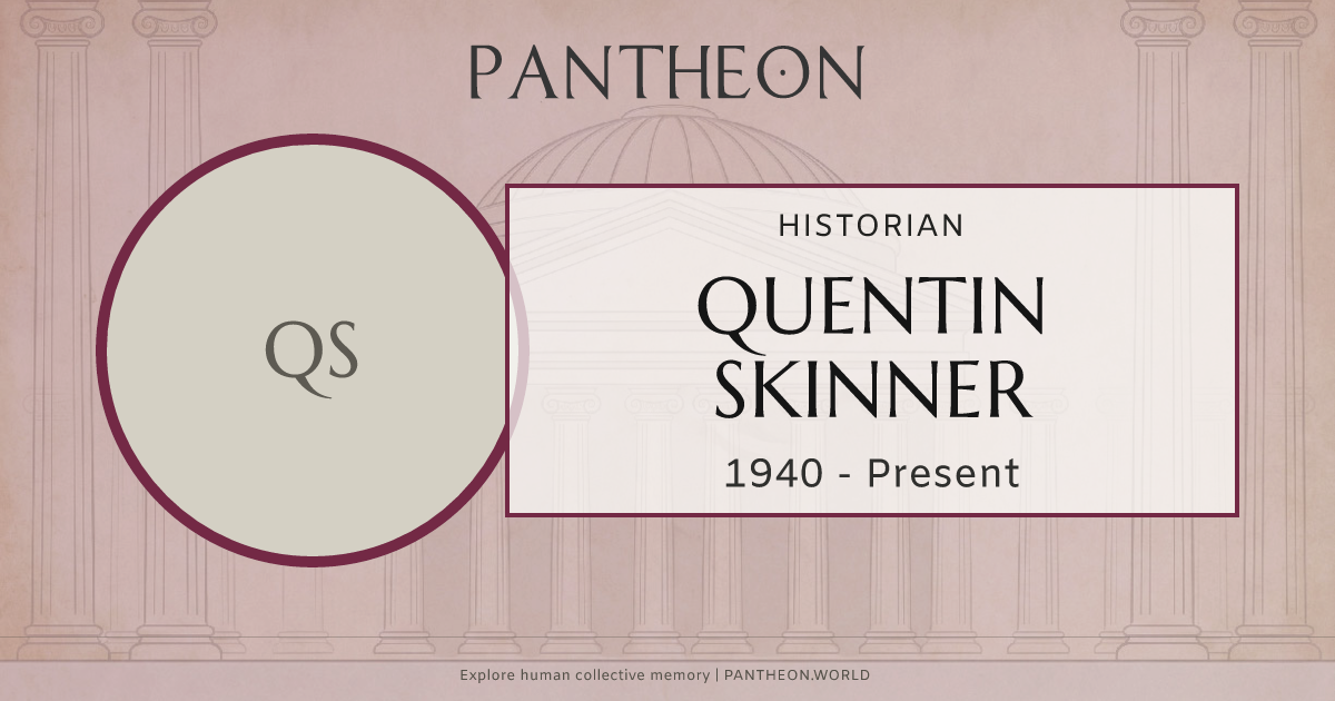 Quentin Skinner Biography | Pantheon