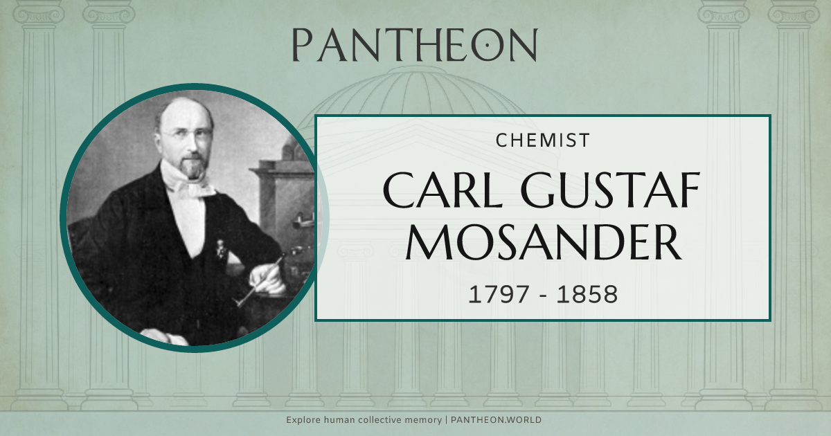 Carl Gustaf Mosander Biography | Pantheon