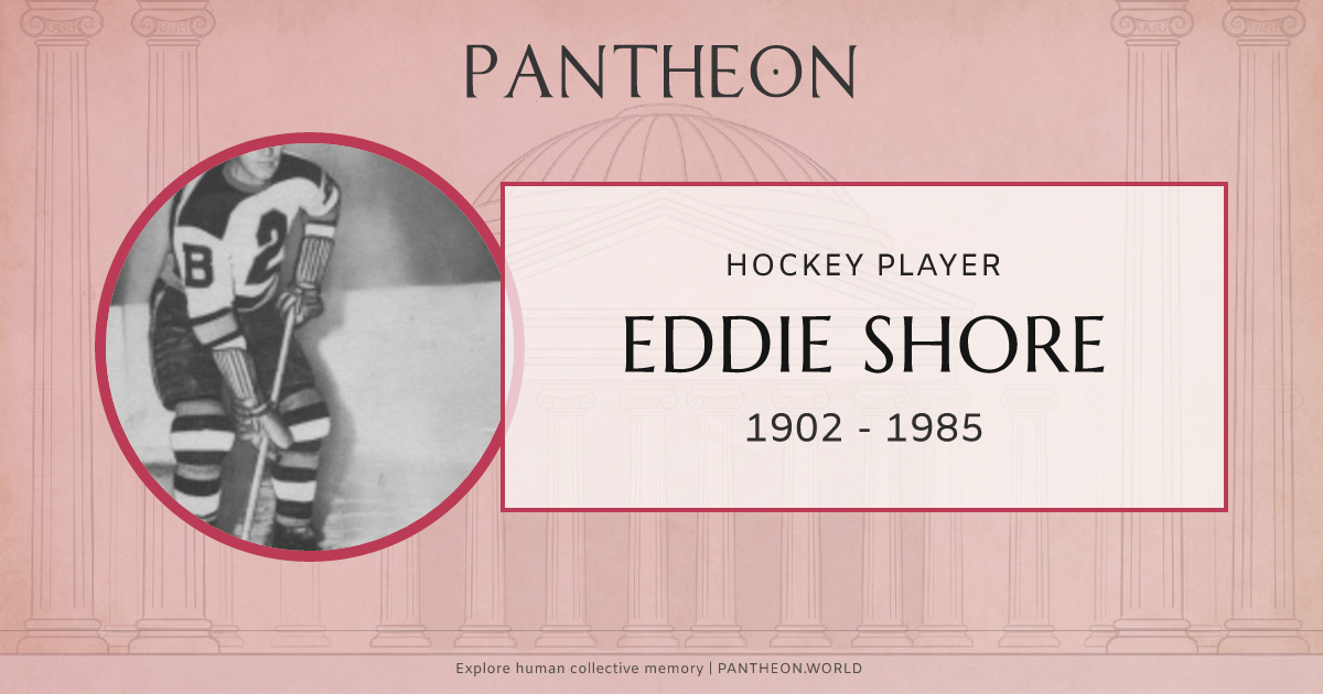 Eddie Shore Biography | Pantheon