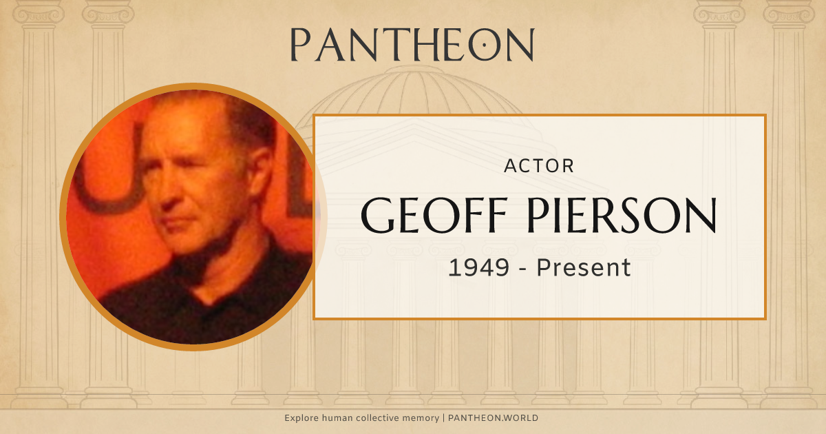 Geoff Pierson Biography | Pantheon