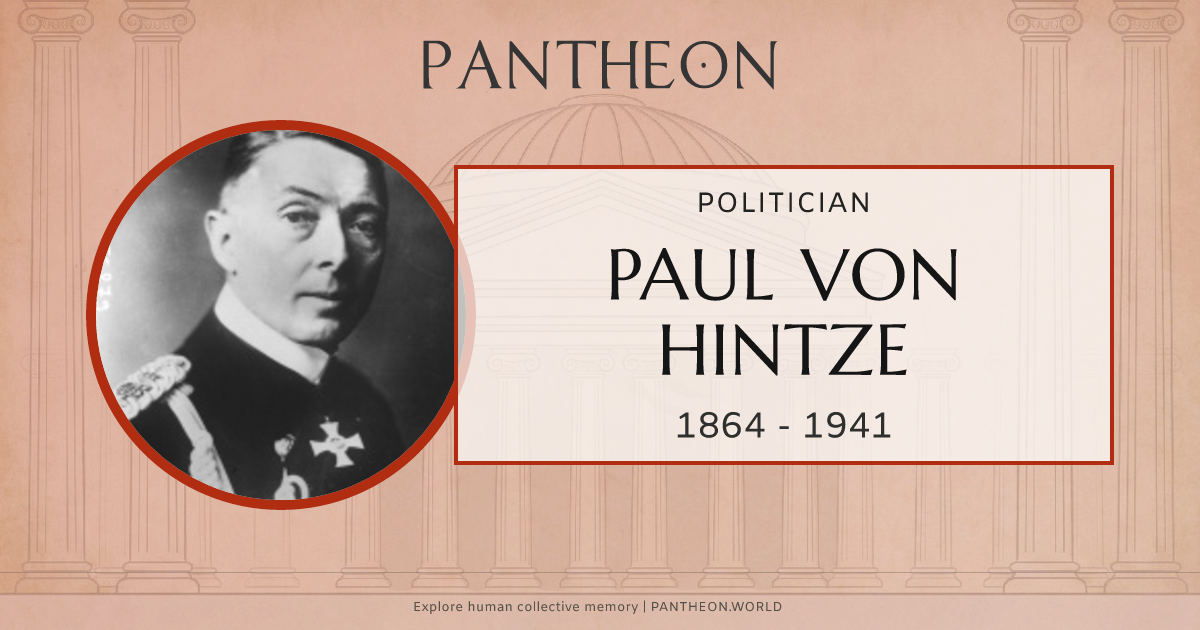 Paul von Hintze Biography | Pantheon