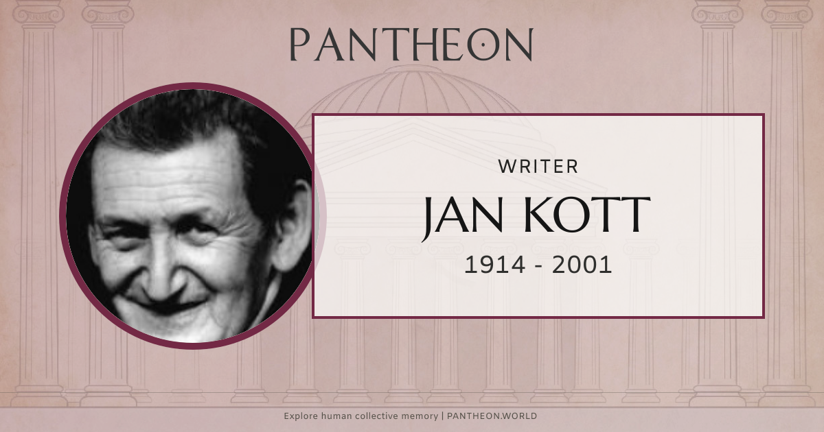 Jan Kott Biography | Pantheon