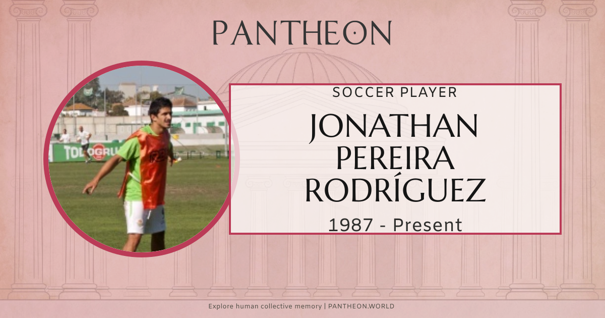 Jonathan Pereira Rodríguez Biography | Pantheon