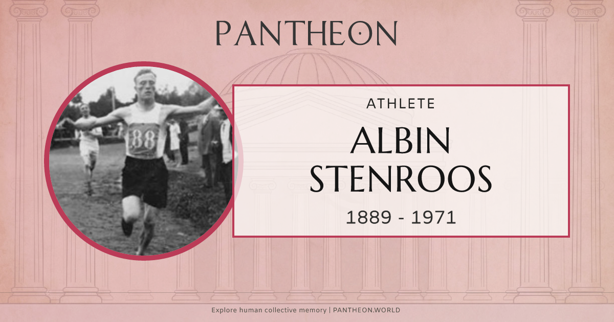Albin Stenroos Biography | Pantheon