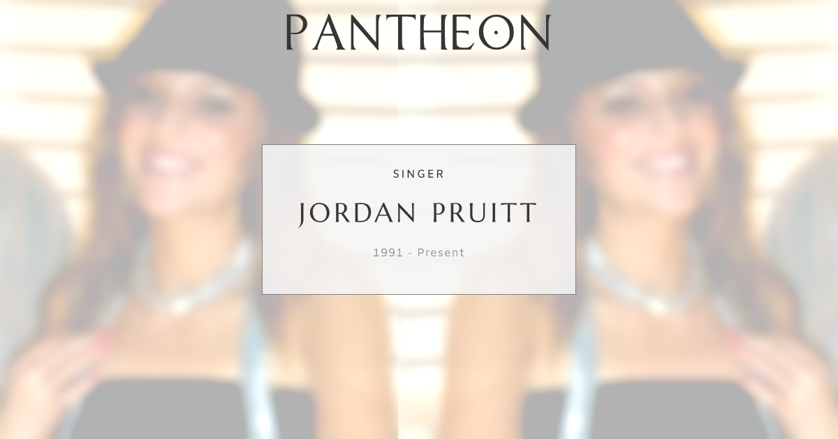 Jordan Pruitt Biography | Pantheon