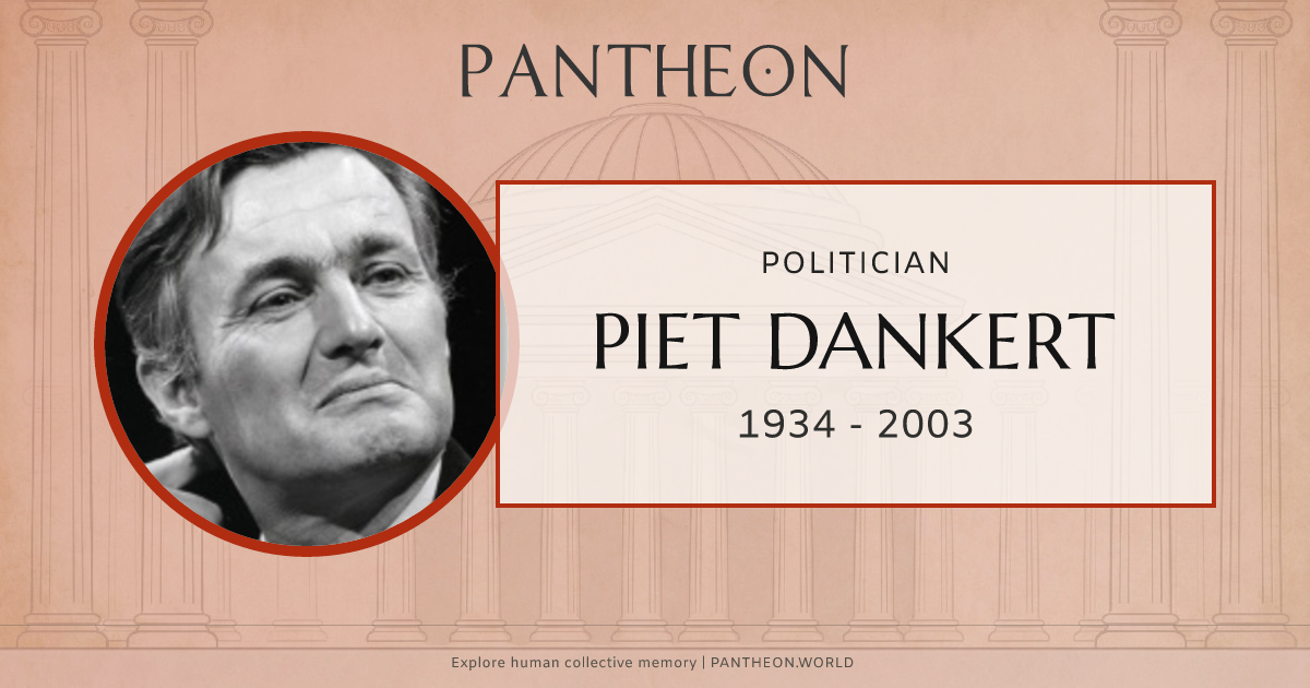 Piet Dankert Biography | Pantheon