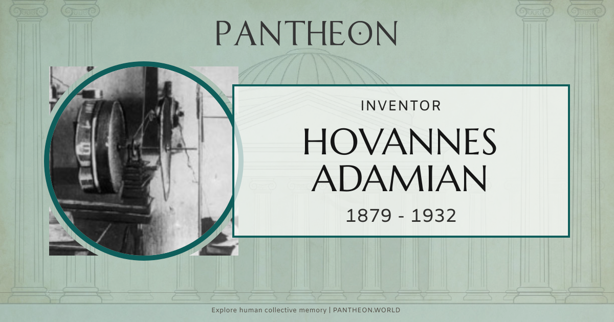 Hovannes Adamian Biography | Pantheon