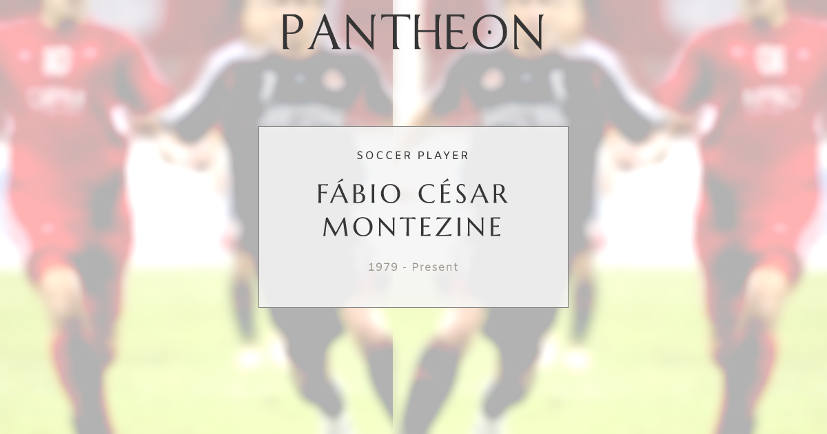 Fábio César Montezine Biography | Pantheon