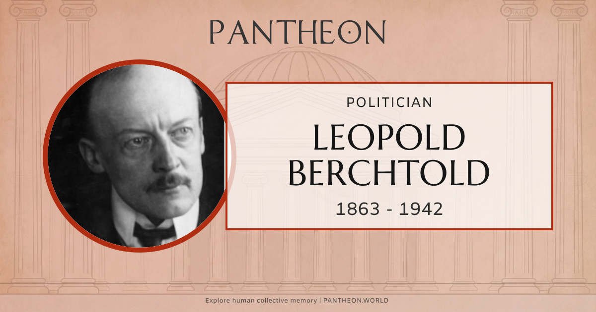 Leopold Berchtold Biography | Pantheon