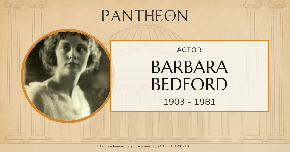 Barbara Bedford Biography | Pantheon