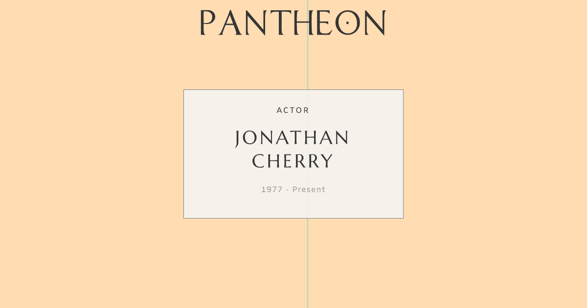 Jonathan Cherry Biography | Pantheon