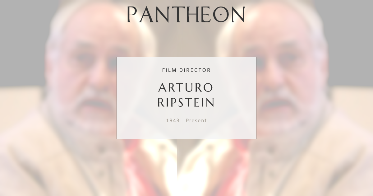 Arturo Ripstein Biography | Pantheon