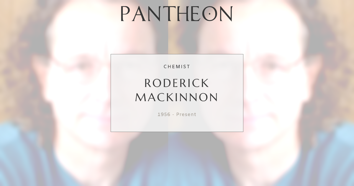 Roderick MacKinnon Biography | Pantheon