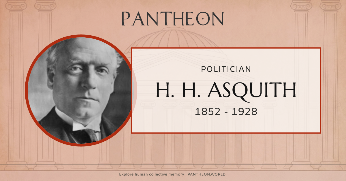 H. H. Asquith Biography | Pantheon