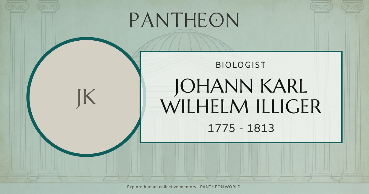Johann Karl Wilhelm Illiger Biography | Pantheon