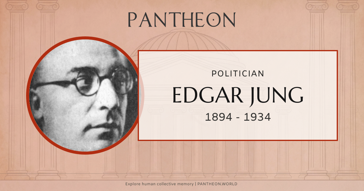 Edgar Jung Biography | Pantheon
