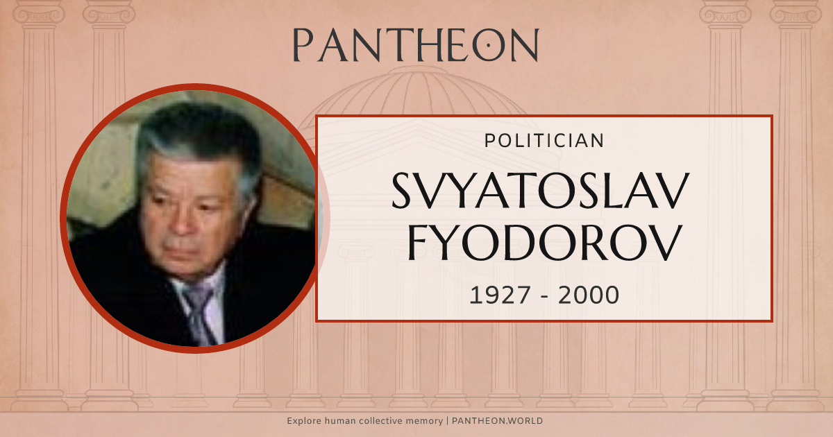 Svyatoslav Fyodorov Biography | Pantheon