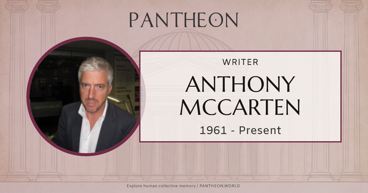 Anthony McCarten Biography | Pantheon