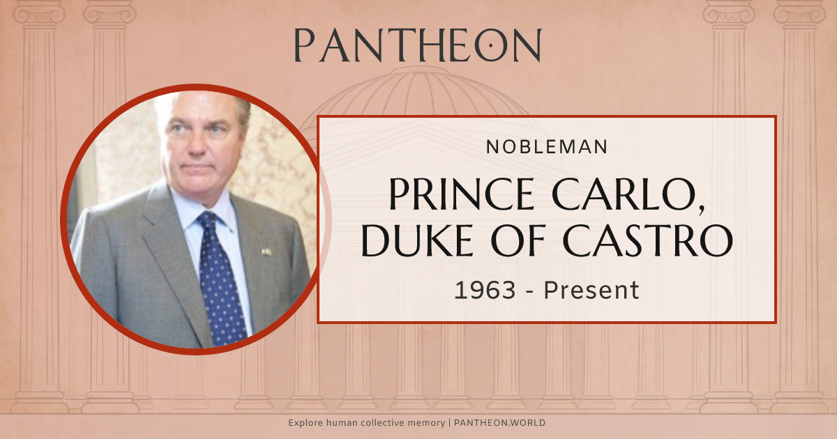 Prince Carlo, Duke of Castro Biography | Pantheon