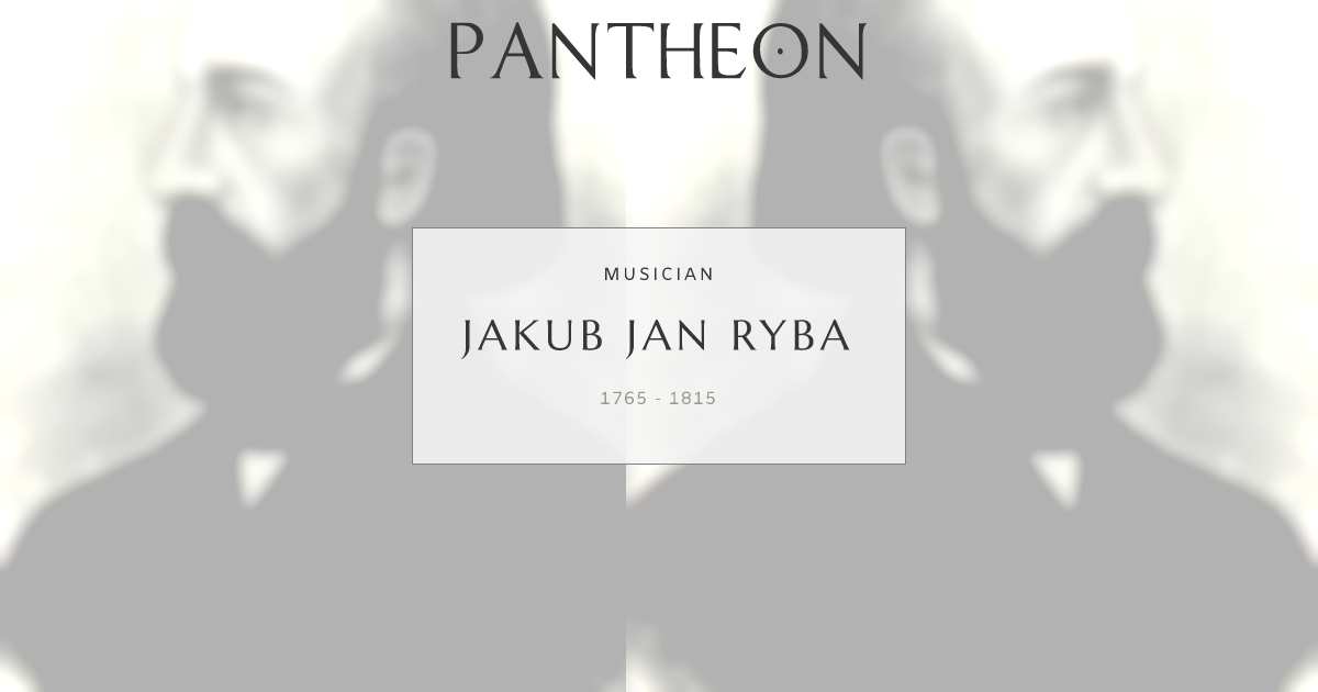 Jakub Jan Ryba Biography | Pantheon