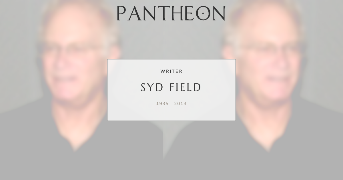 Syd Field Biography | Pantheon