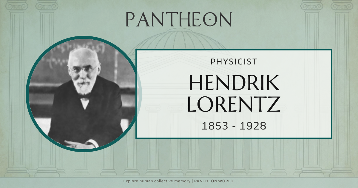 Hendrik Lorentz Biography | Pantheon