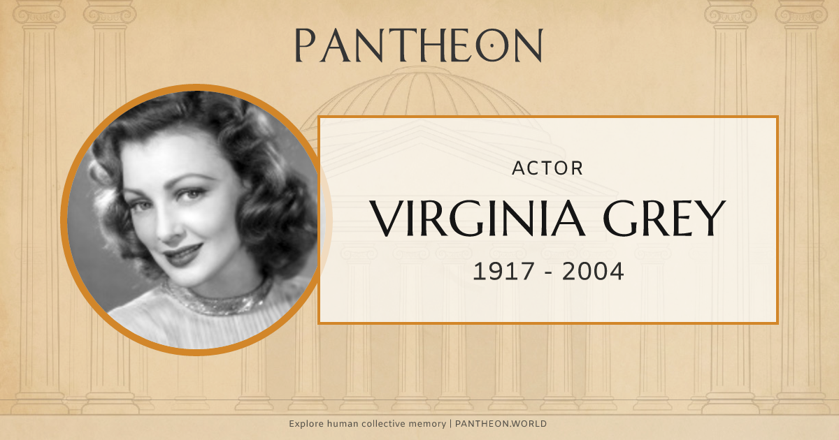 Virginia Grey Biography | Pantheon