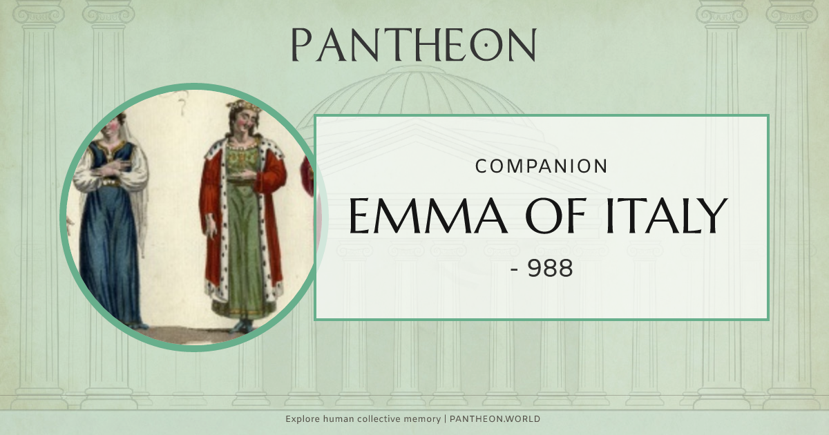 Emma of Italy Biography | Pantheon