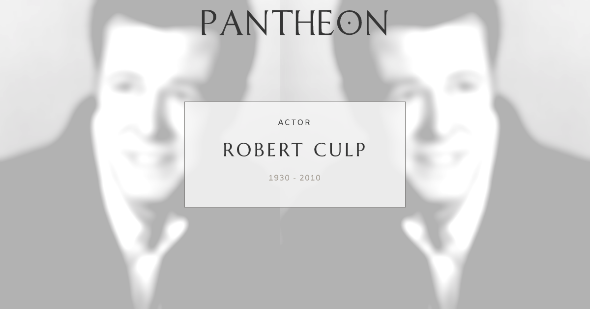 Robert Culp Biography | Pantheon