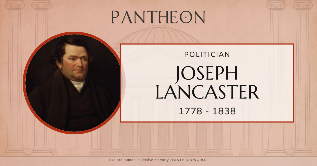 Joseph Lancaster Biography | Pantheon