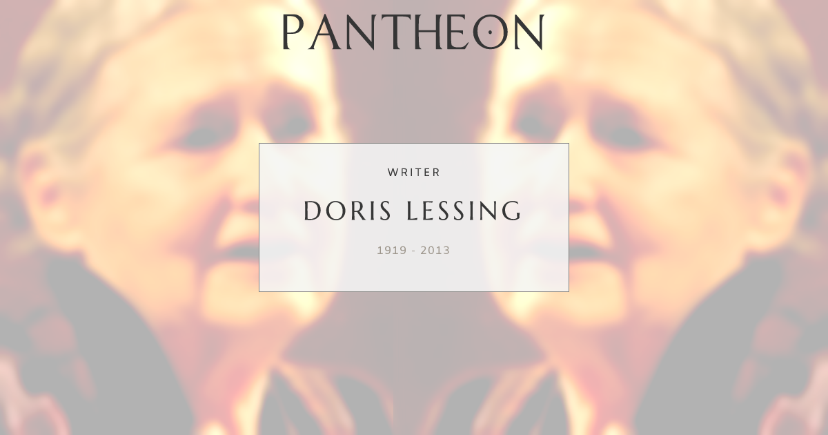 Doris Lessing Biography | Pantheon