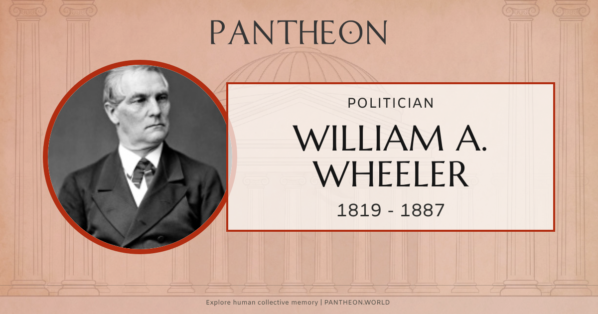 William A. Wheeler Biography | Pantheon