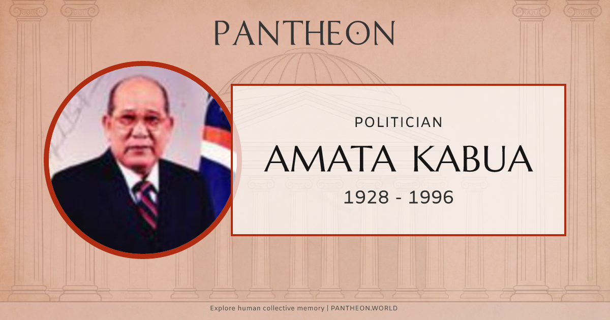 Amata Kabua Biography | Pantheon