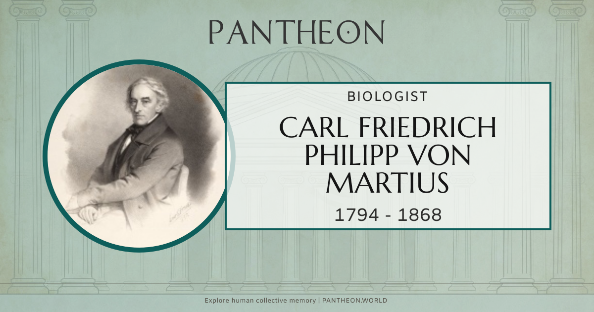 Carl Friedrich Philipp von Martius Biography | Pantheon