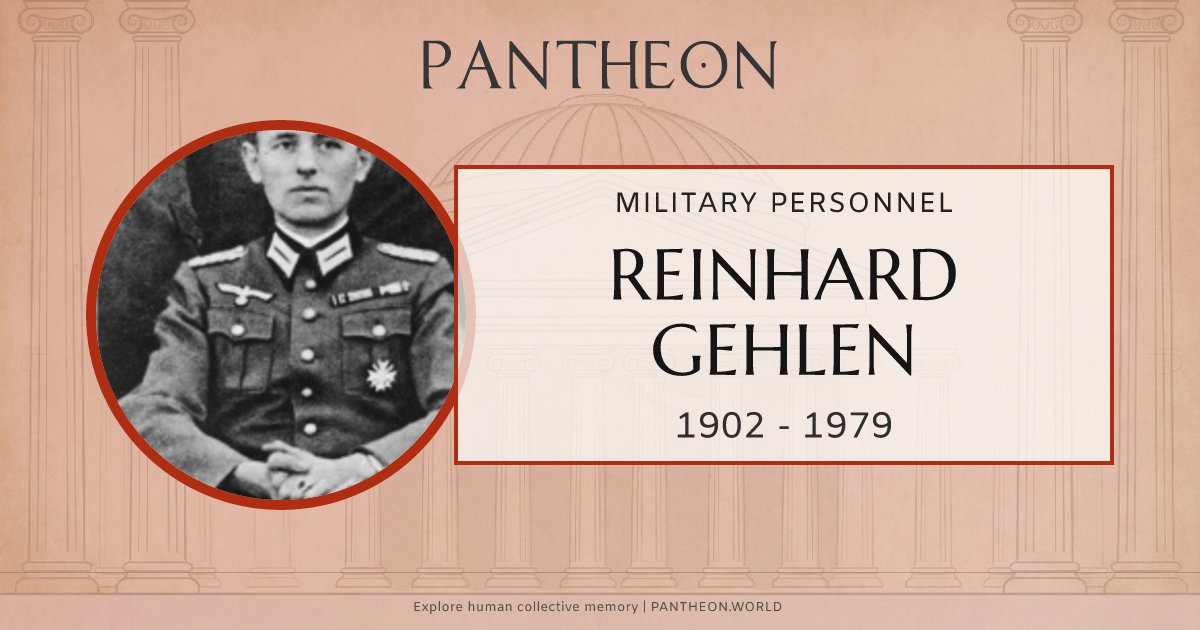 Reinhard Gehlen Biography | Pantheon