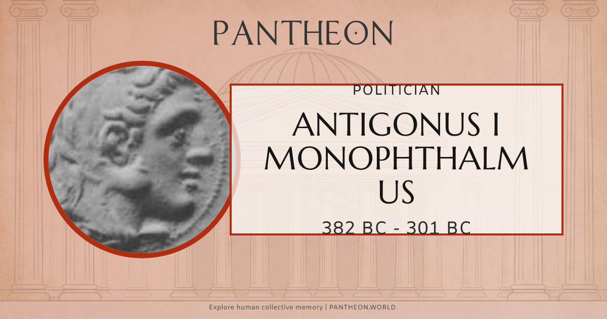 Antigonus I Monophthalmus Biography | Pantheon