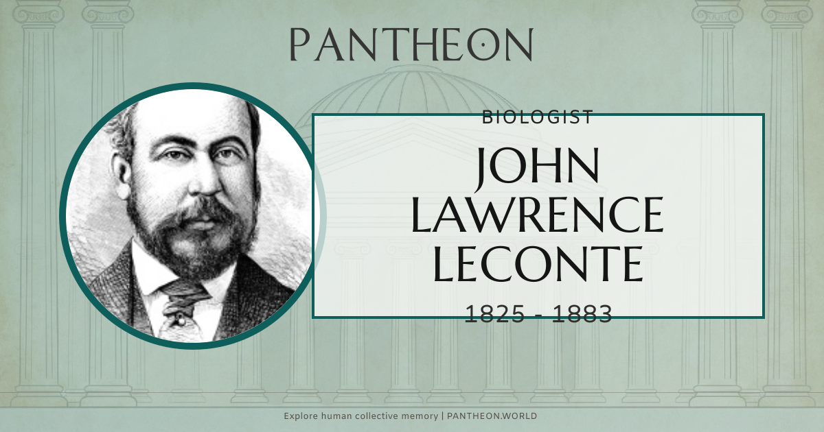 John Lawrence LeConte Biography | Pantheon