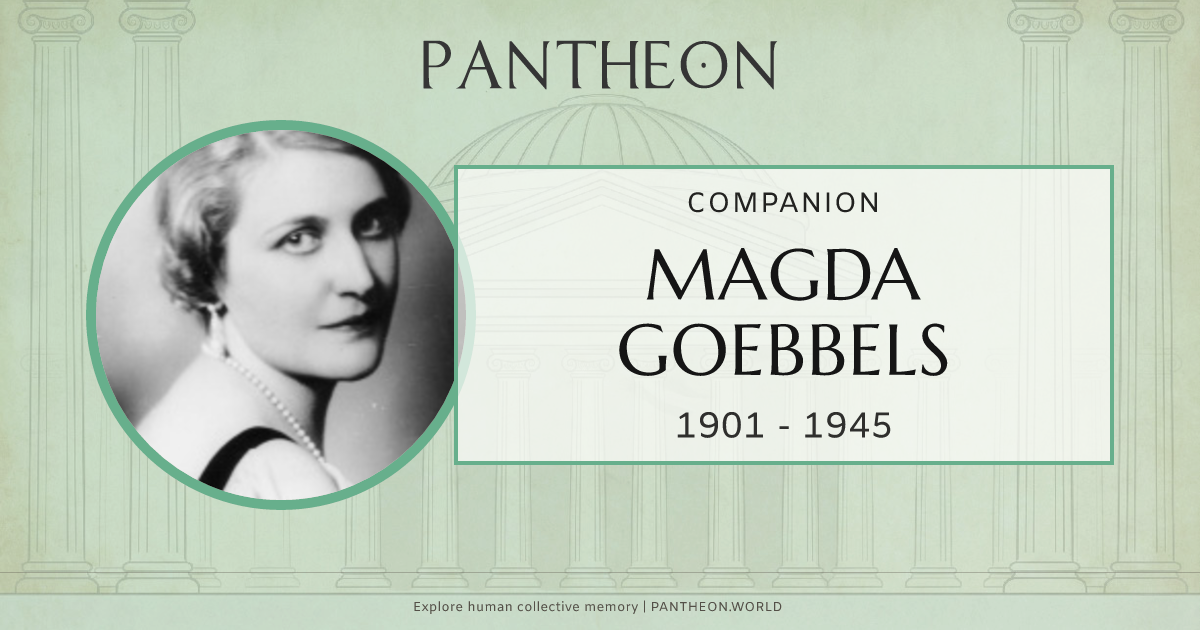 Magda Goebbels Biography | Pantheon